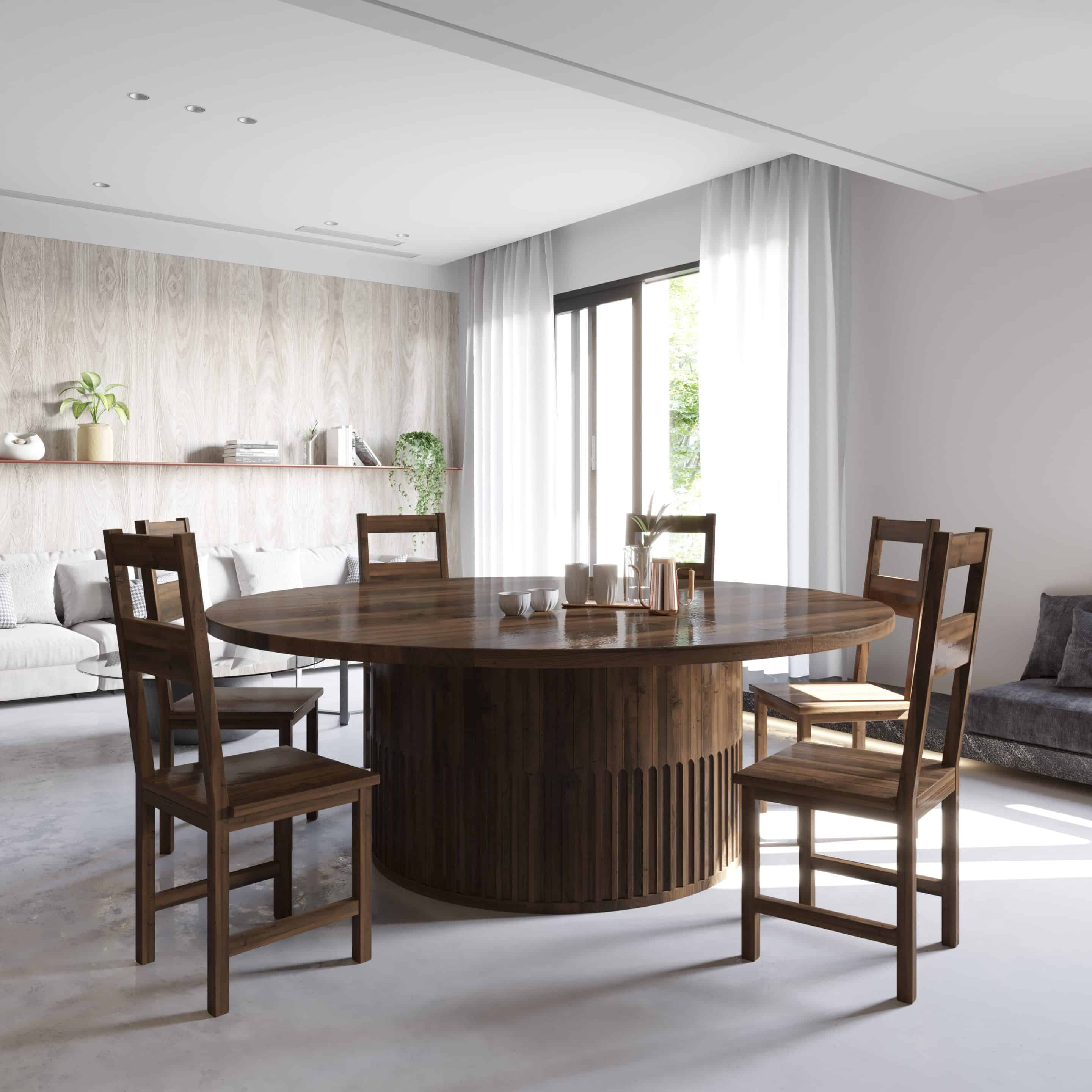 The Magnolia Round Dining Table - Lumber2Love Furniture Design
