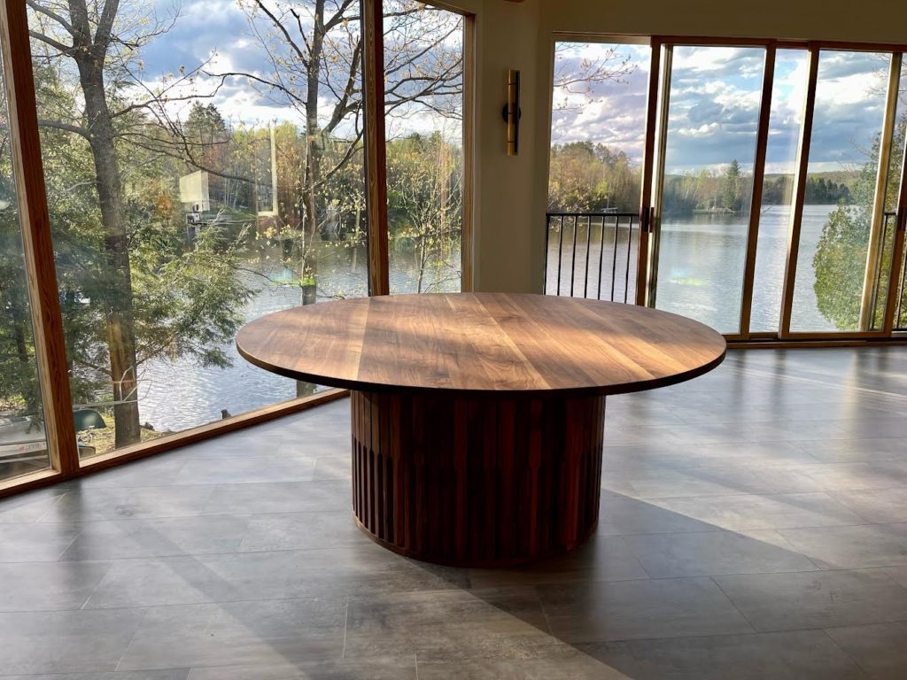 The Magnolia Round Dining Table - Lumber2Love Furniture Design