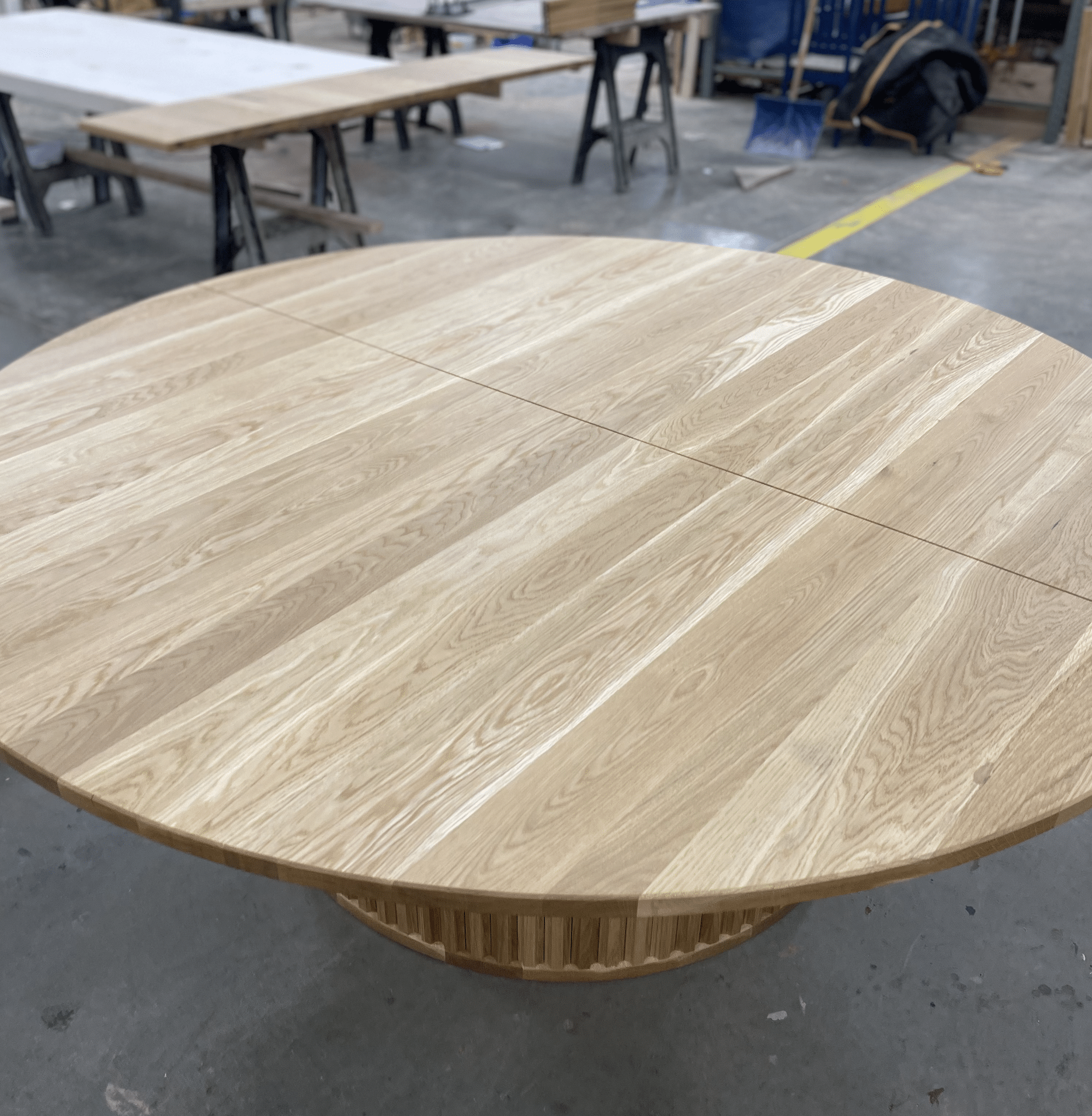 The Magnolia Round Dining Table - Lumber2Love Furniture Design