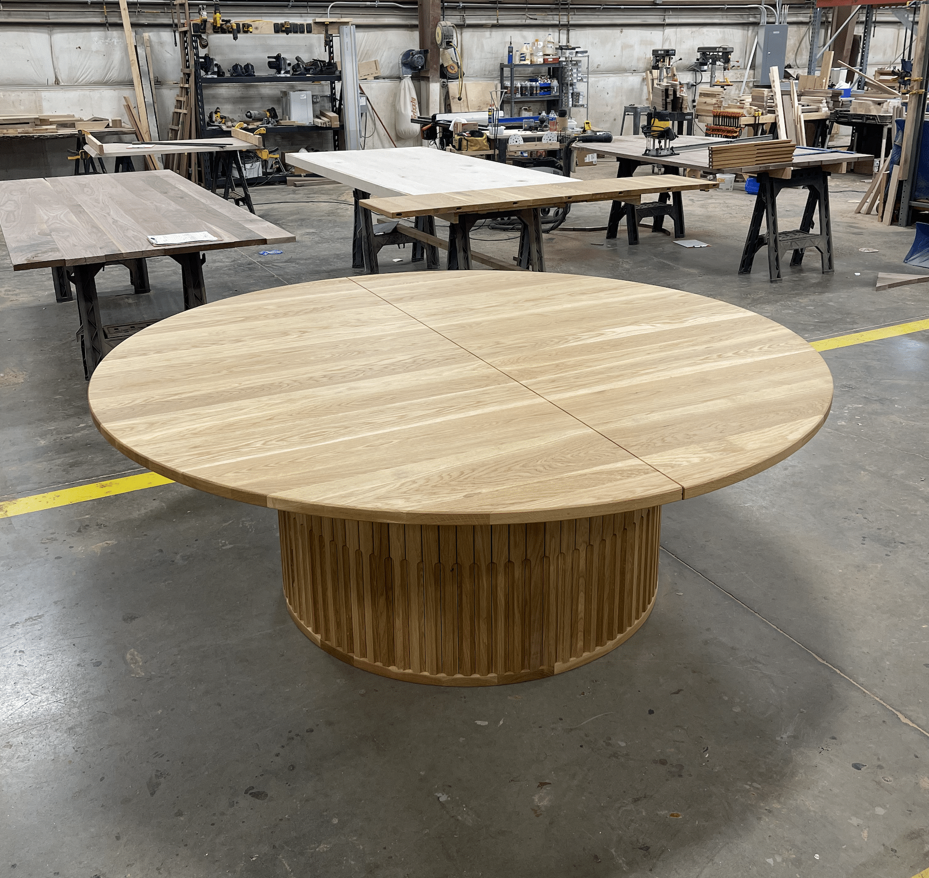 The Magnolia Round Dining Table - Lumber2Love Furniture Design