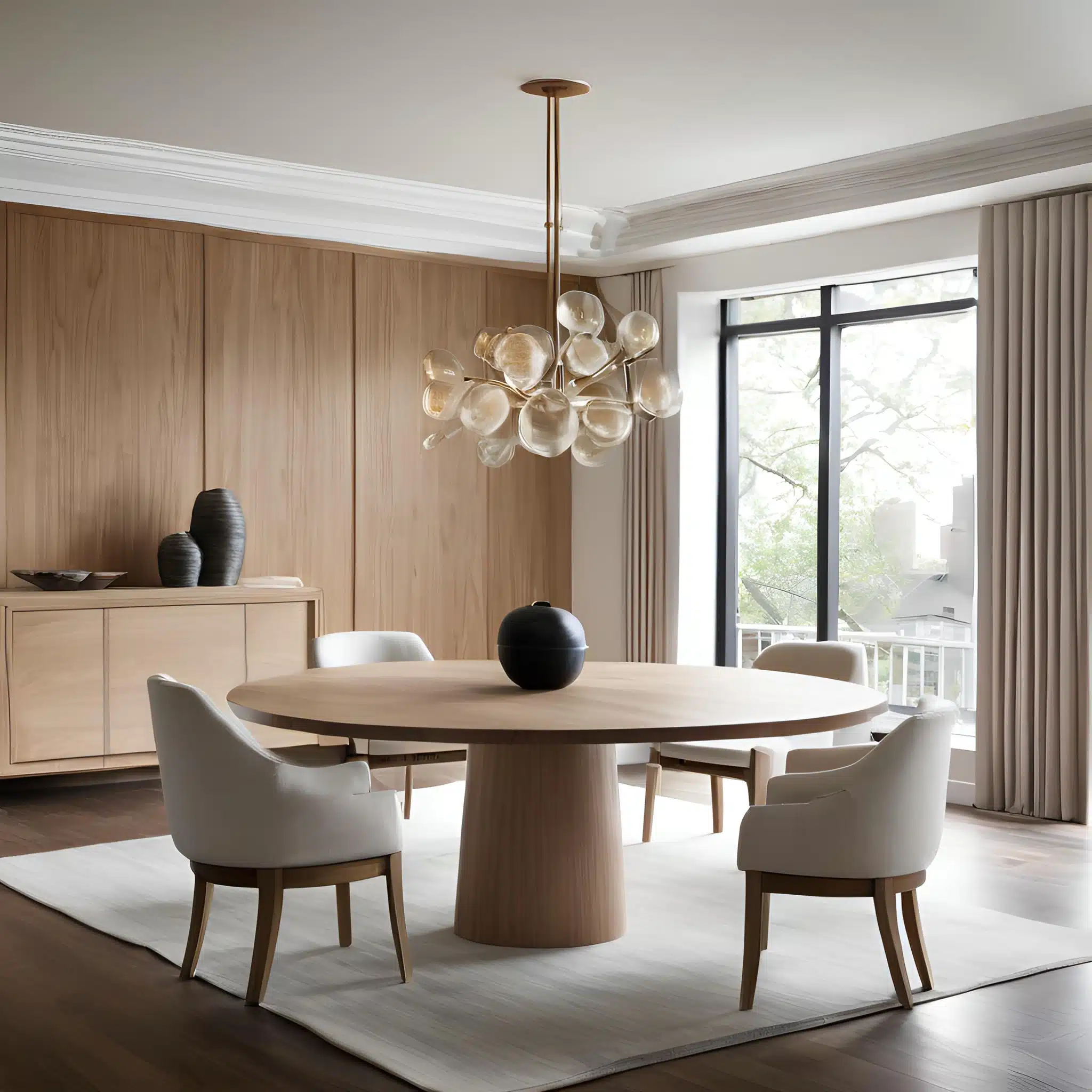 The Morgan Round Dining Table - Lumber2love