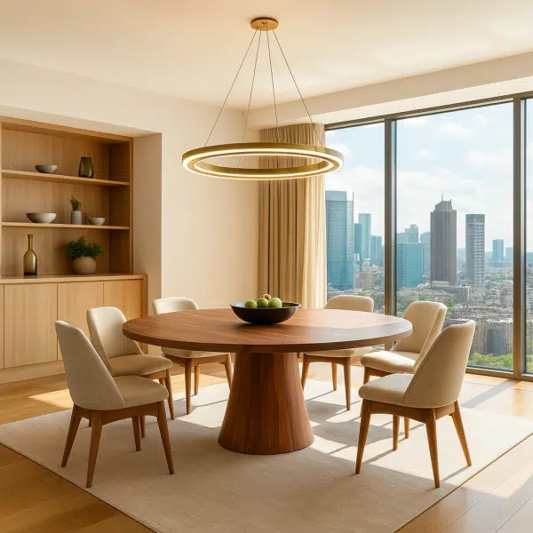 The Morgan Round Dining Table - Lumber2love