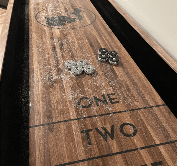 Slice Custom Shuffleboard Table | Handcrafted in Grand Rapids | Lumber2Love