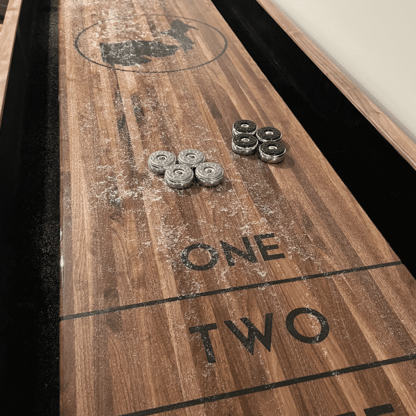 Slice Custom Shuffleboard Table | Handcrafted in Grand Rapids | Lumber2Love