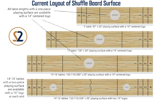 Slice Custom Shuffleboard Table | Handcrafted in Grand Rapids | Lumber2Love