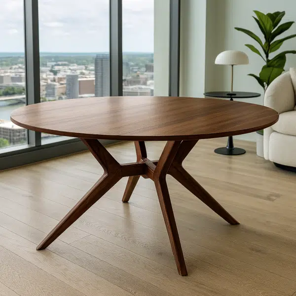 The Lina Round Dining Table - Lumber2Love Furniture Design